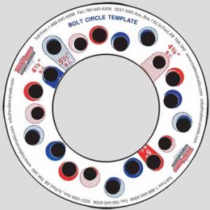 bolt circle template gray - Trailer Canada